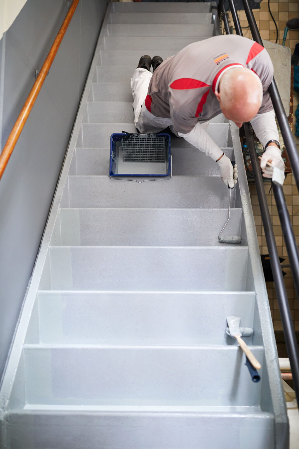 Maintenance stairs and landings Amsterdam-North - SolidLux Coating